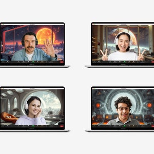 10 Zoom Backgrounds Sci-fi, Zoom Background Sci-fi Office, Zoom ...