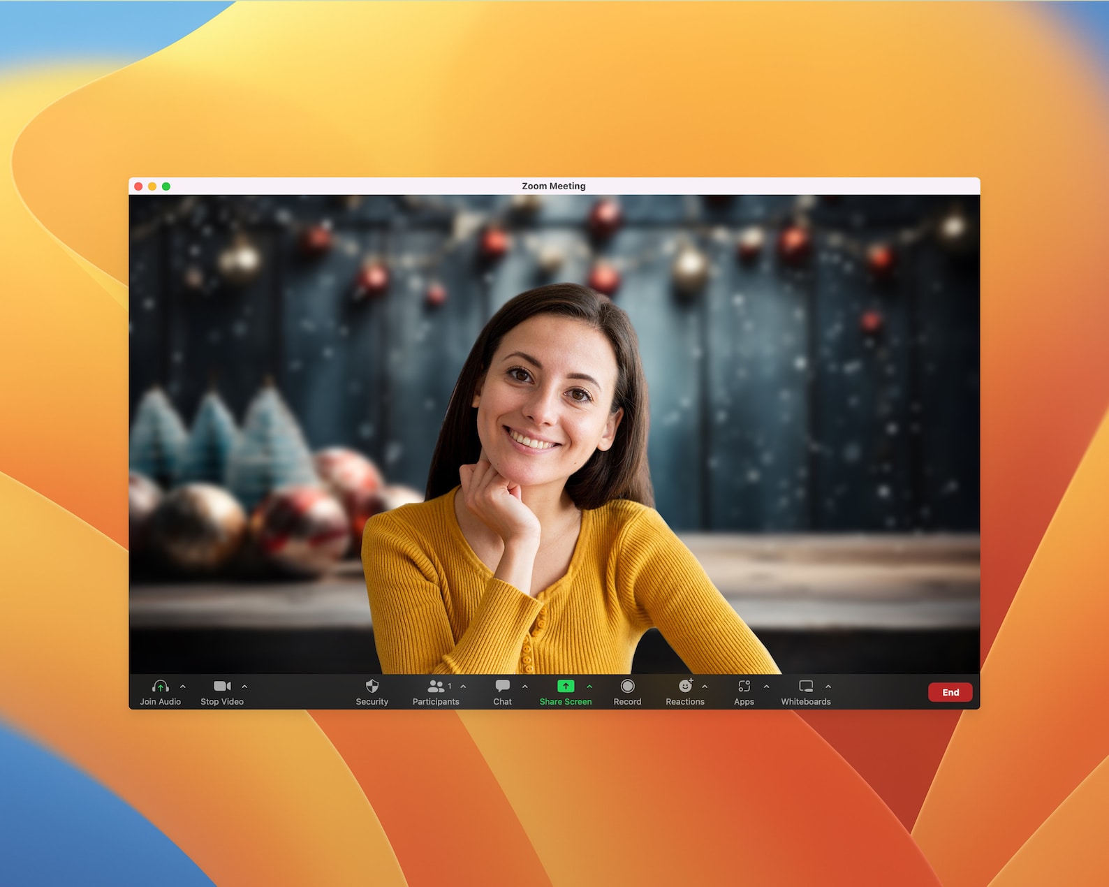 5 Christmas Zoom Backgrounds, Zoom Background Christmas, Zoom ...