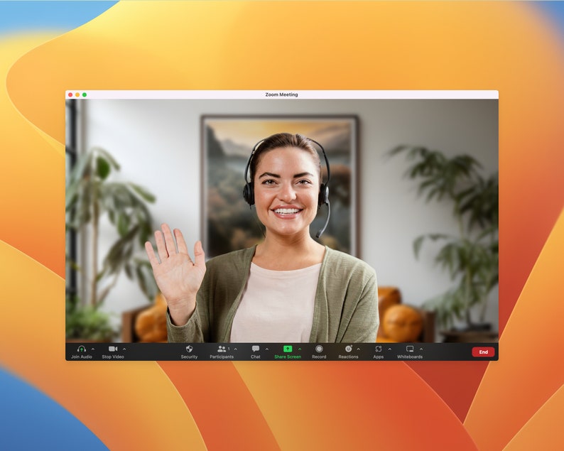 10 Zoom Backgrounds, Zoom Background Living Room, Zoom Background Home ...