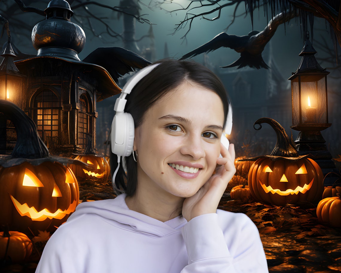 5 Halloween Zoom Backgrounds, Zoom Background Halloween, Zoom ...
