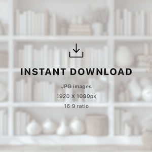 10 Modern White Shelf Zoom Backgrounds, Zoom Background Office, Book ...