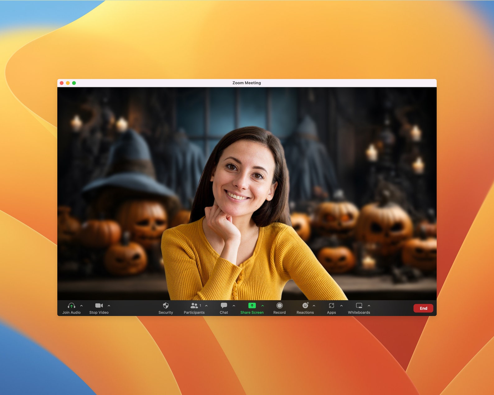 5 Halloween Zoom Backgrounds, Zoom Background Halloween, Zoom ...