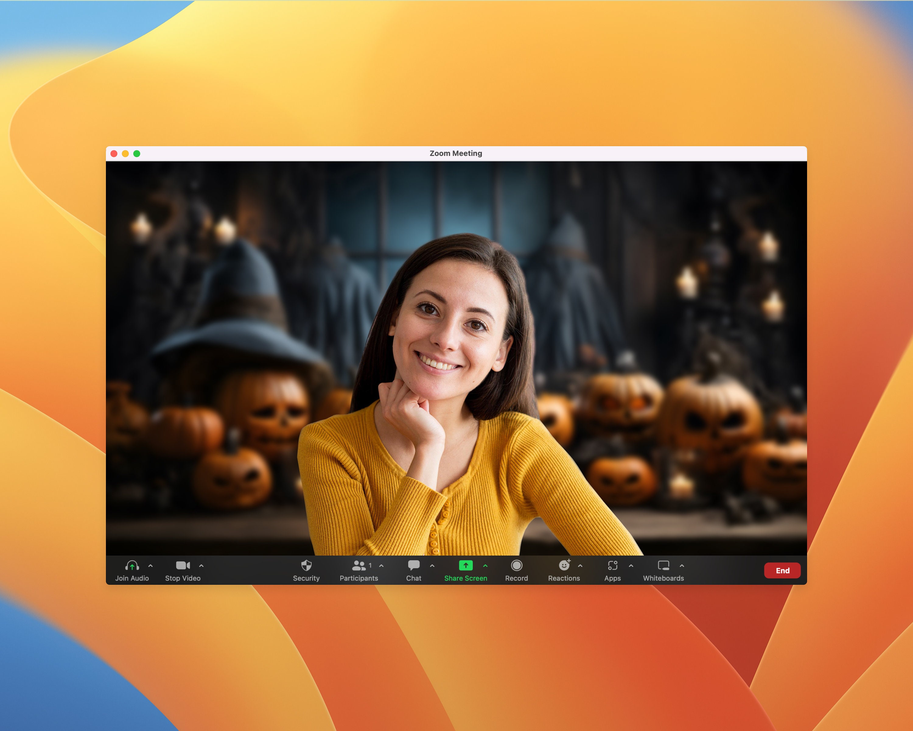 5 Halloween Zoom Backgrounds, Zoom Background Halloween, Zoom ...