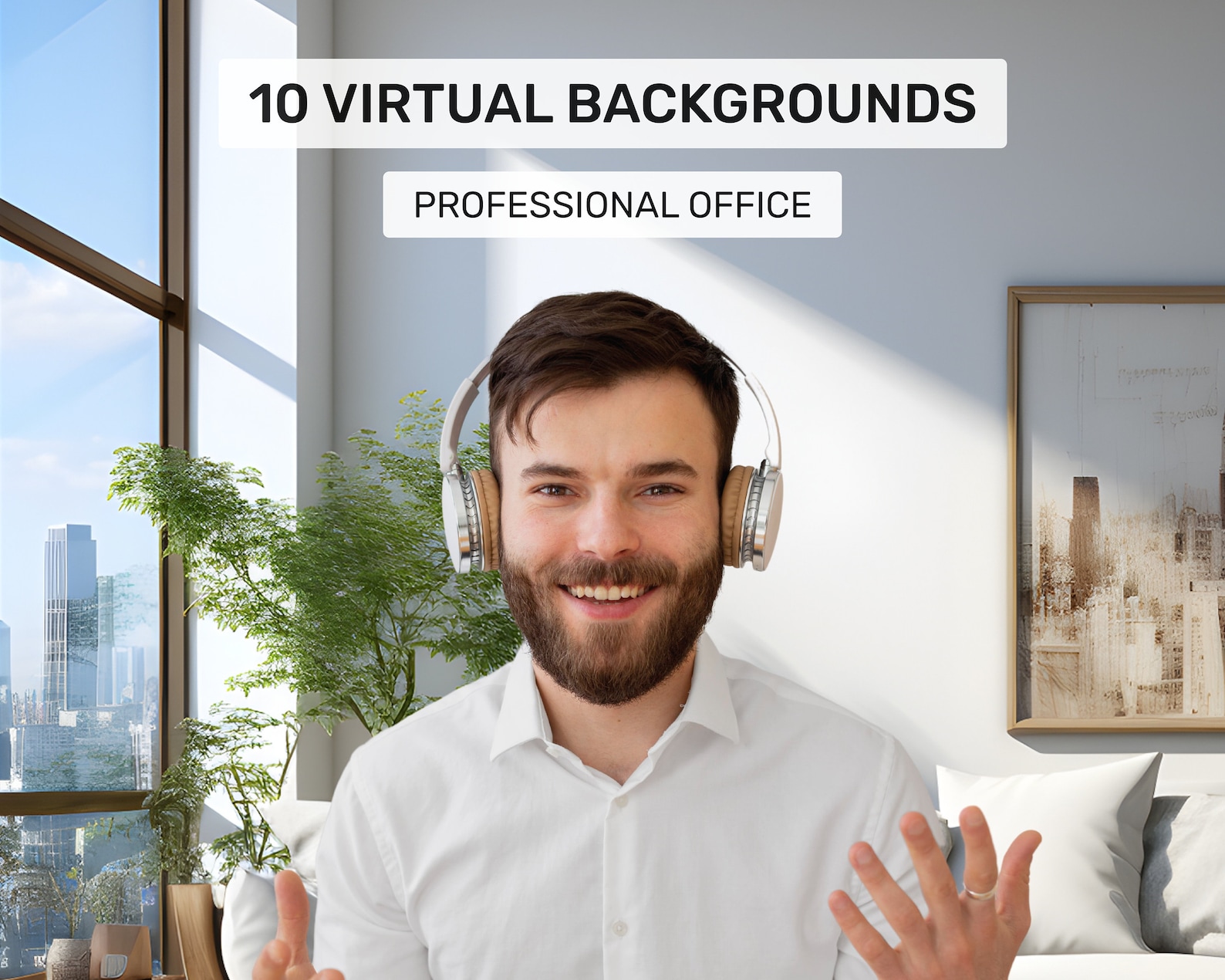 10 Zoom Backgrounds, Zoom Background Office, Zoom Background ...