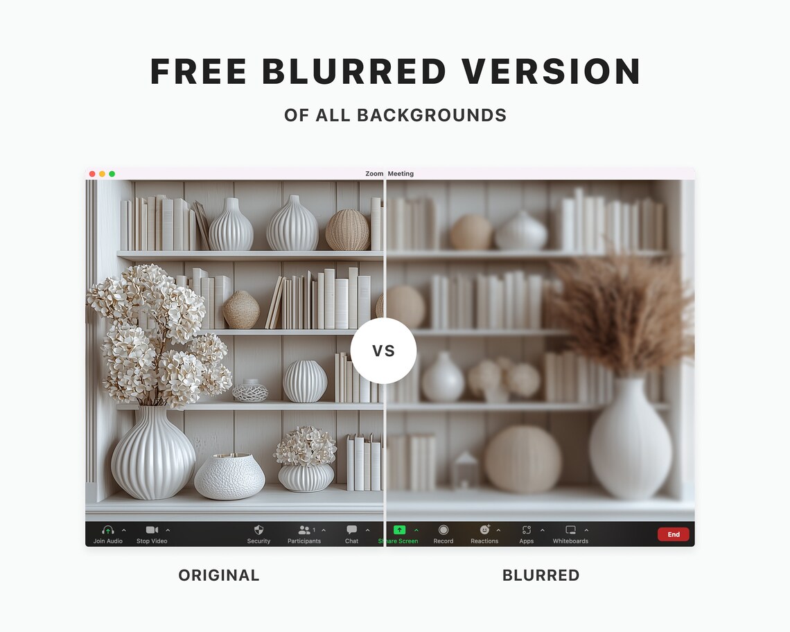 10 Modern White Shelf Zoom Backgrounds, Zoom Background Office, Book ...