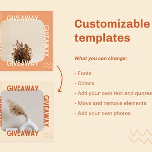 160+ Colorful Boho Instagram Template BUNDLE, Canva Templates, Boho ...