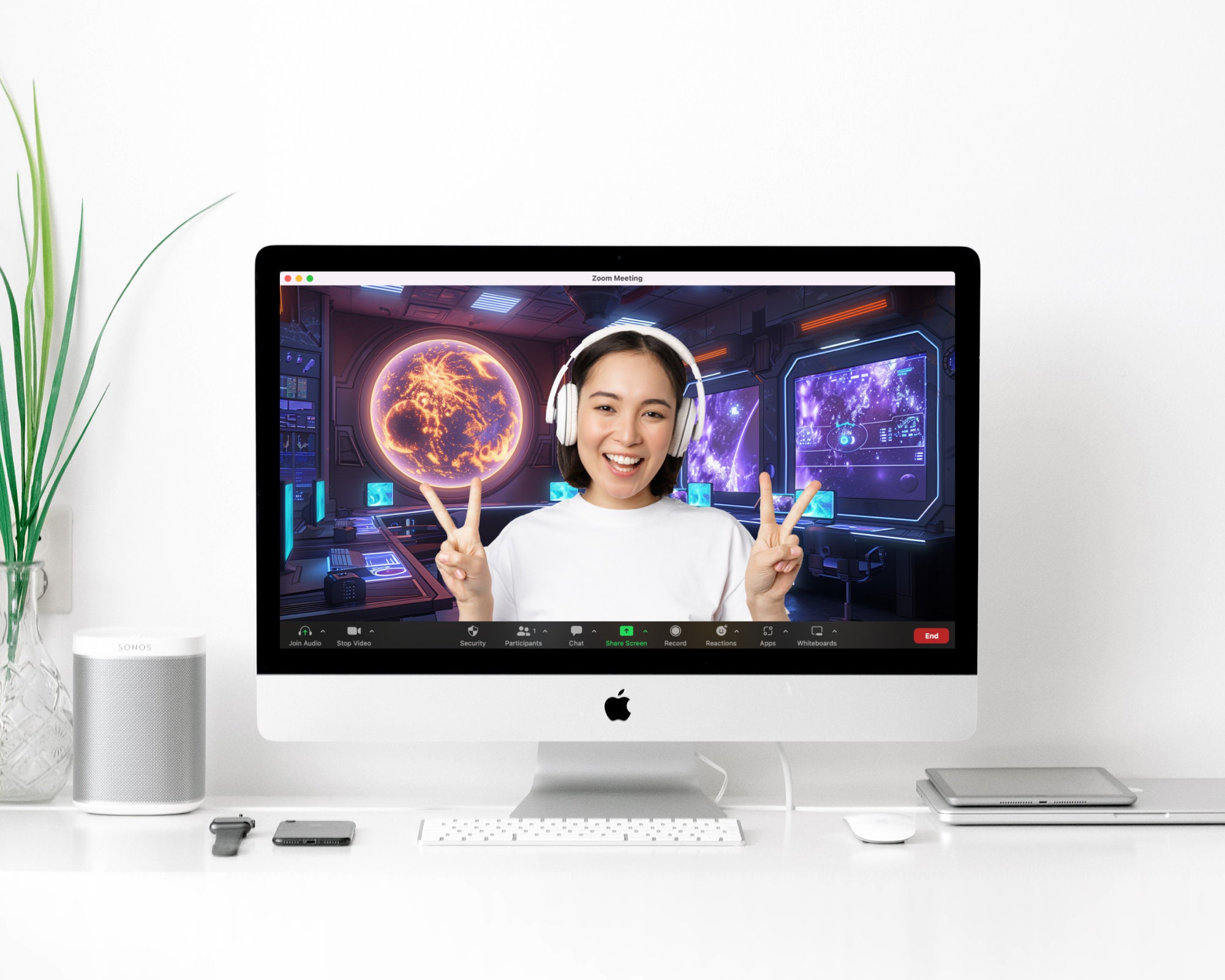 10 Zoom Backgrounds Sci-fi, Zoom Background Sci-fi Office, Zoom ...