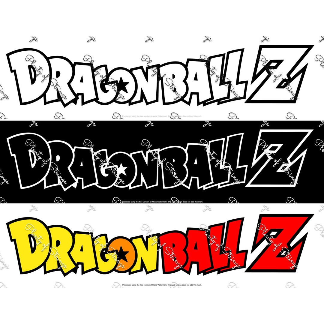 Dragon Ball Z Logo INSTANT DOWNLOAD Png Jpg Psd - Etsy