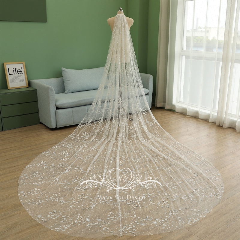 Celestial Wedding Veil - Etsy