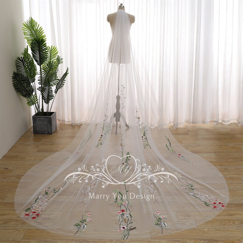 Colored Veils - Etsy