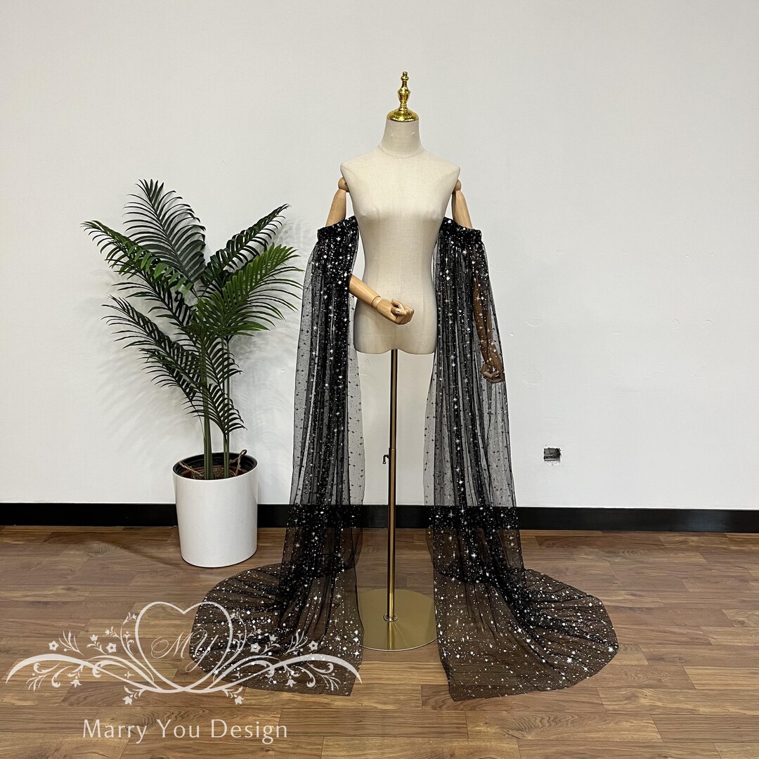 Detachable Bridal Poet Sleeves,star&moon Fairy Transparent Removable ...