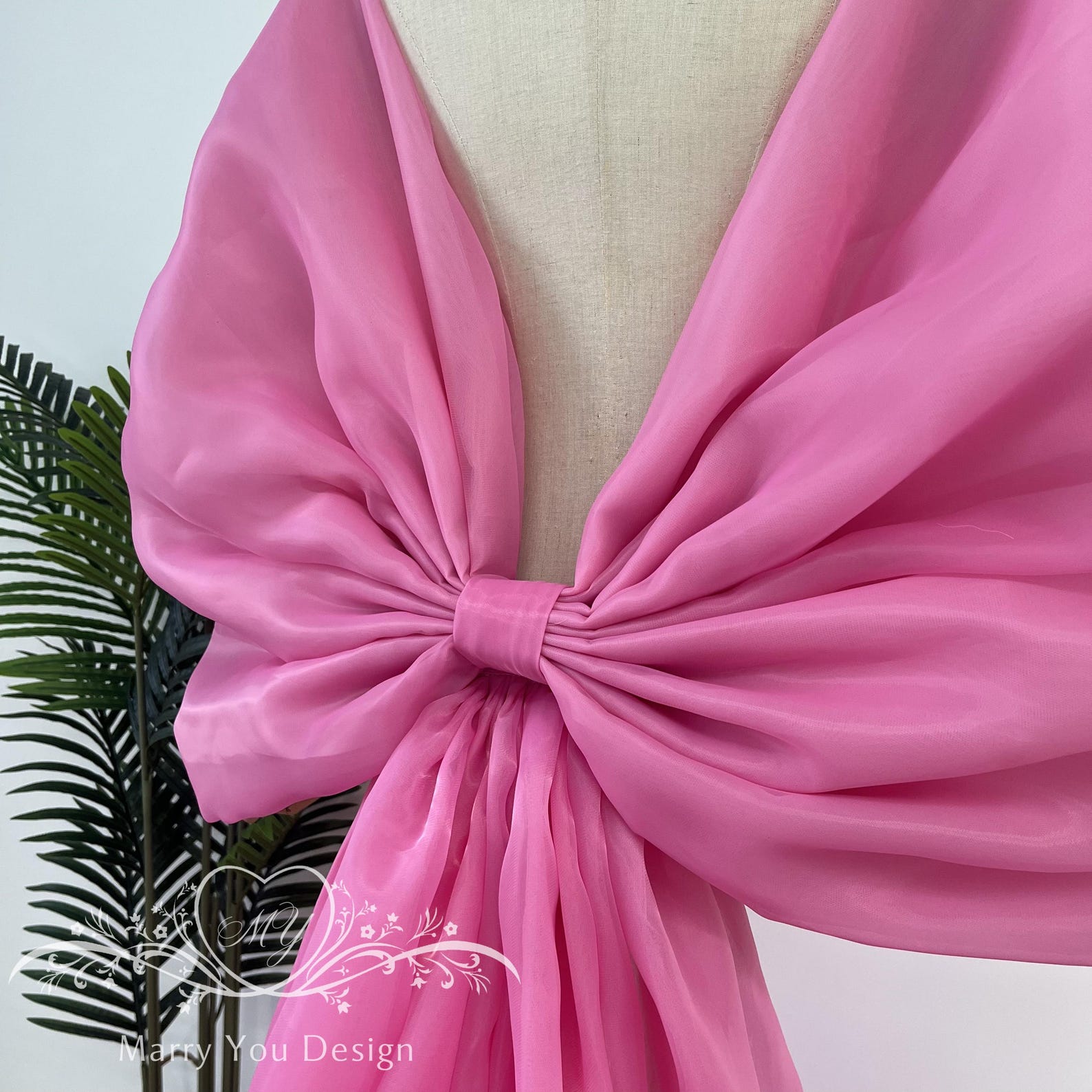 Bohemia Wedding Shoulder Cape Shawl,organza Wedding Large Bow With Long ...