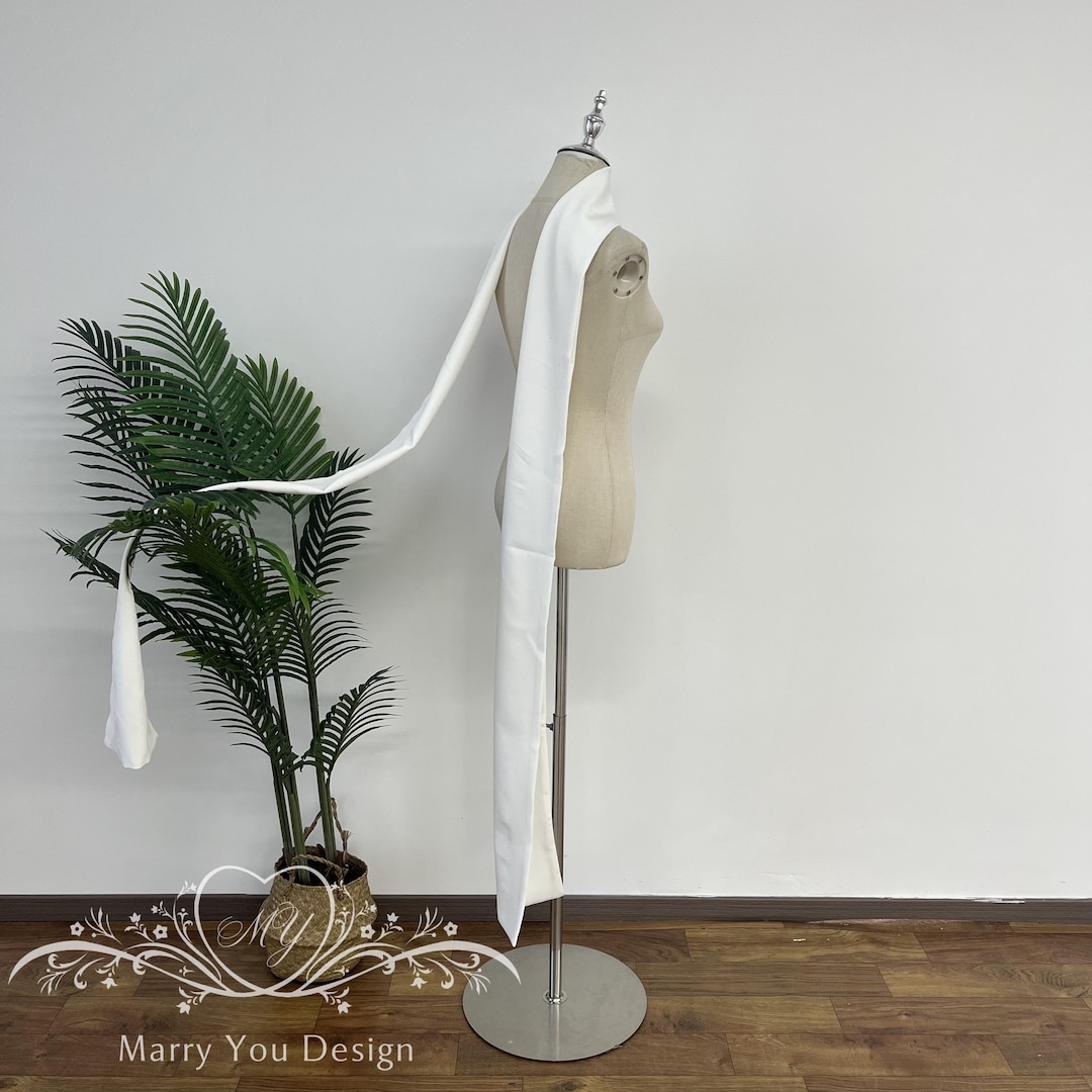 Minimalist Neck Scarf,stretch Wedding Scarf,soft Bridal Scarf,neck ...