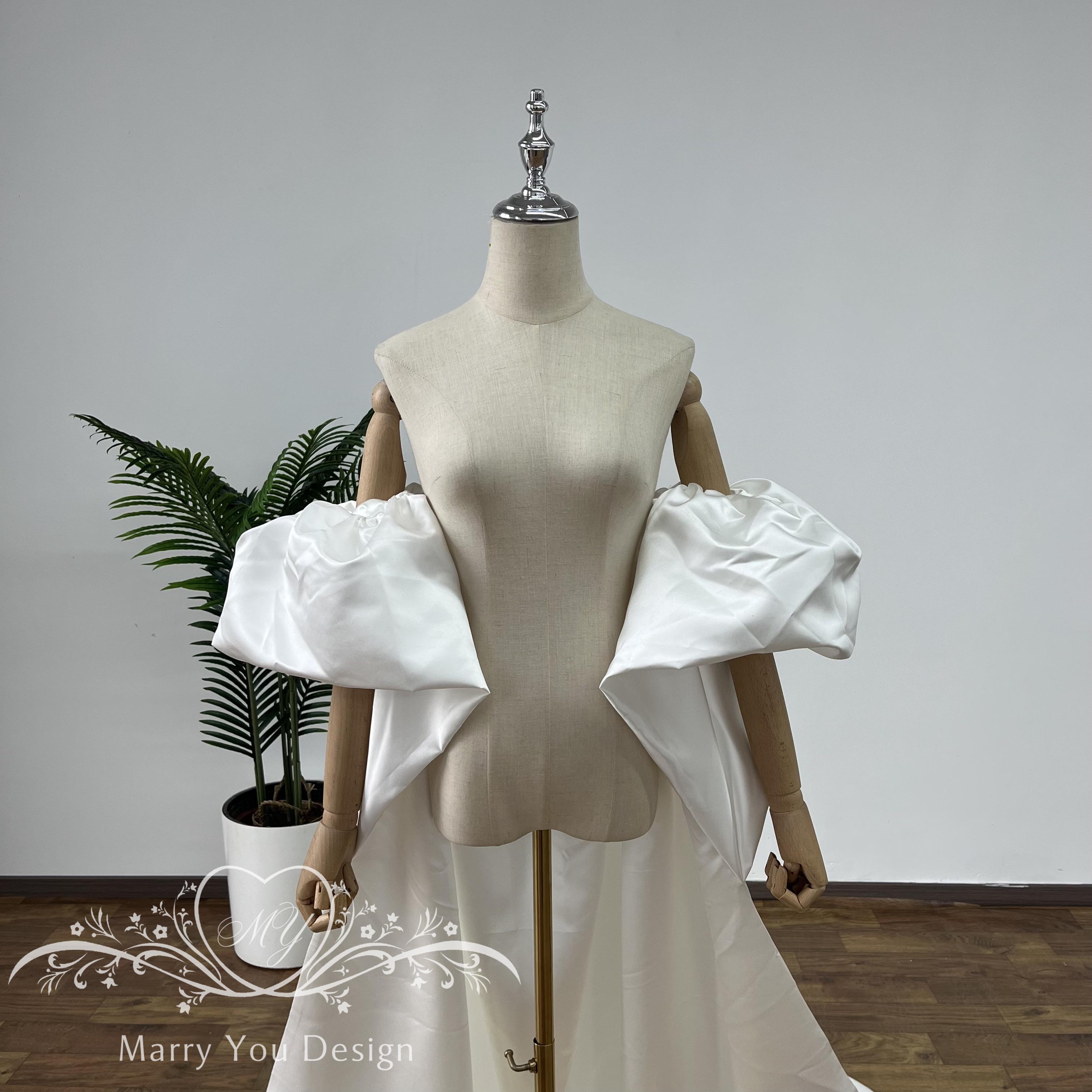 Dramatic Wedding Satin Cape,ivory Arm Wraps for Weddings,high-fashion ...