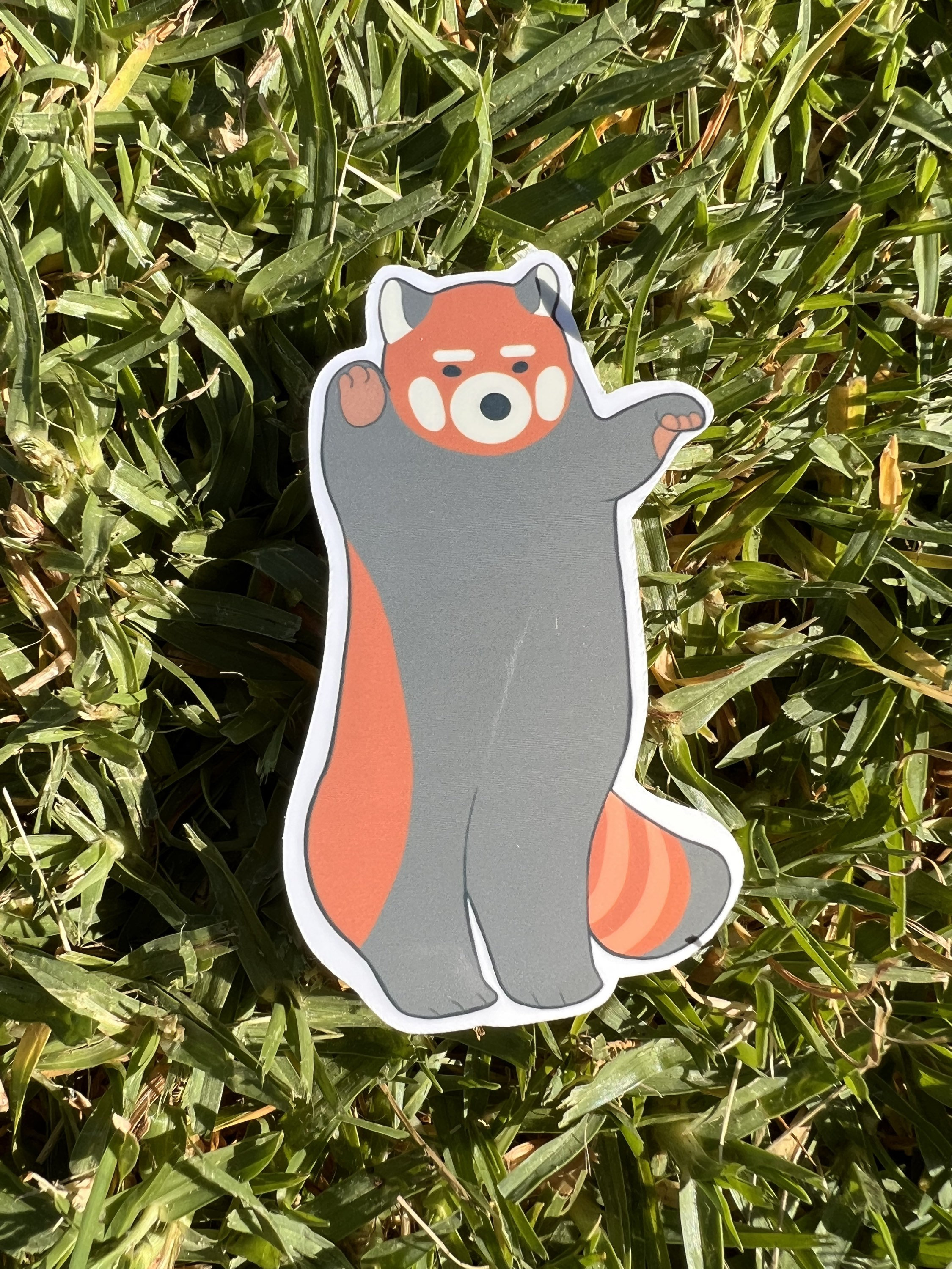 Homemade Red Panda Stickers Set of 9 Cut Separately - Etsy
