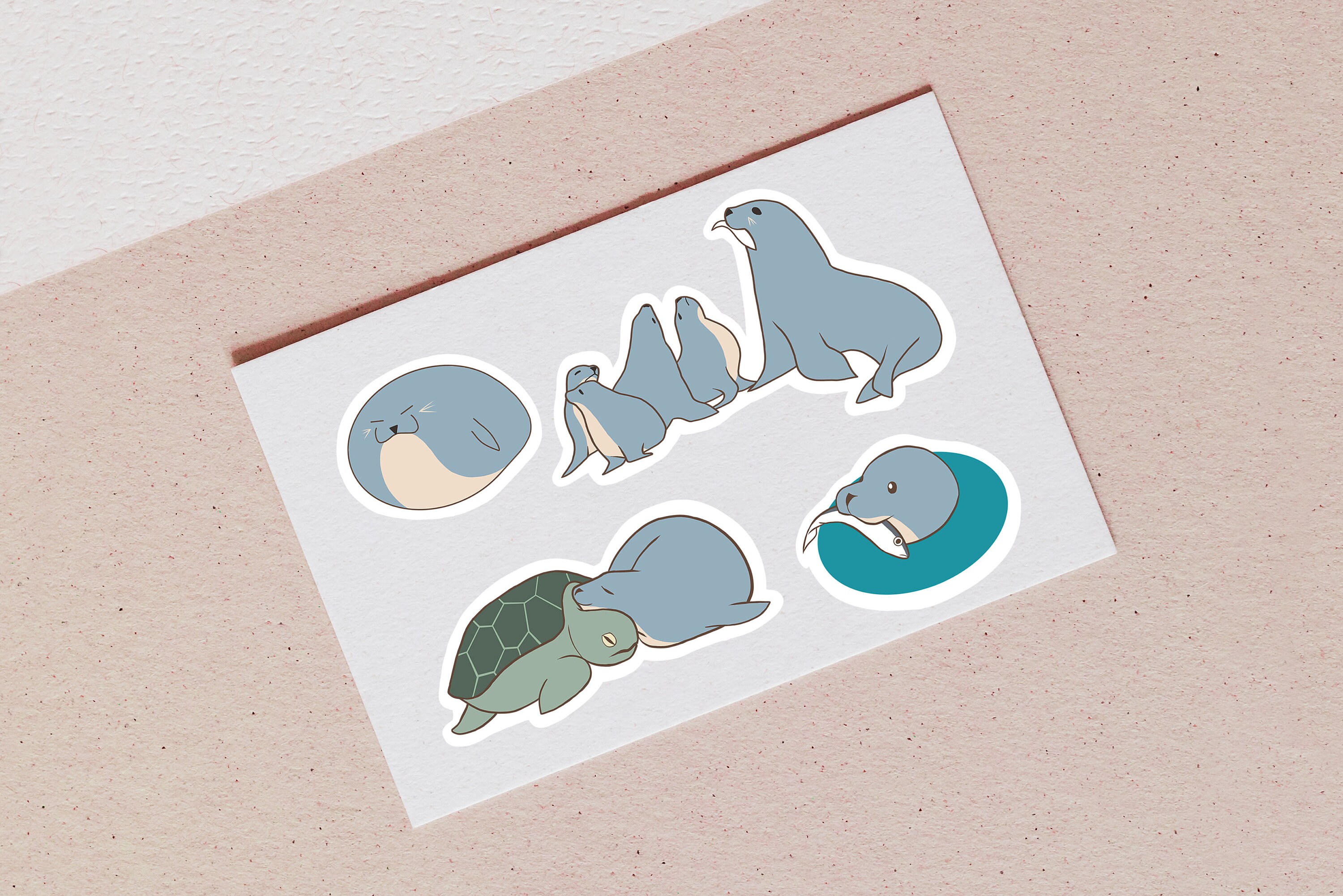 Homemade Seal Stickers Set of 10 - Etsy