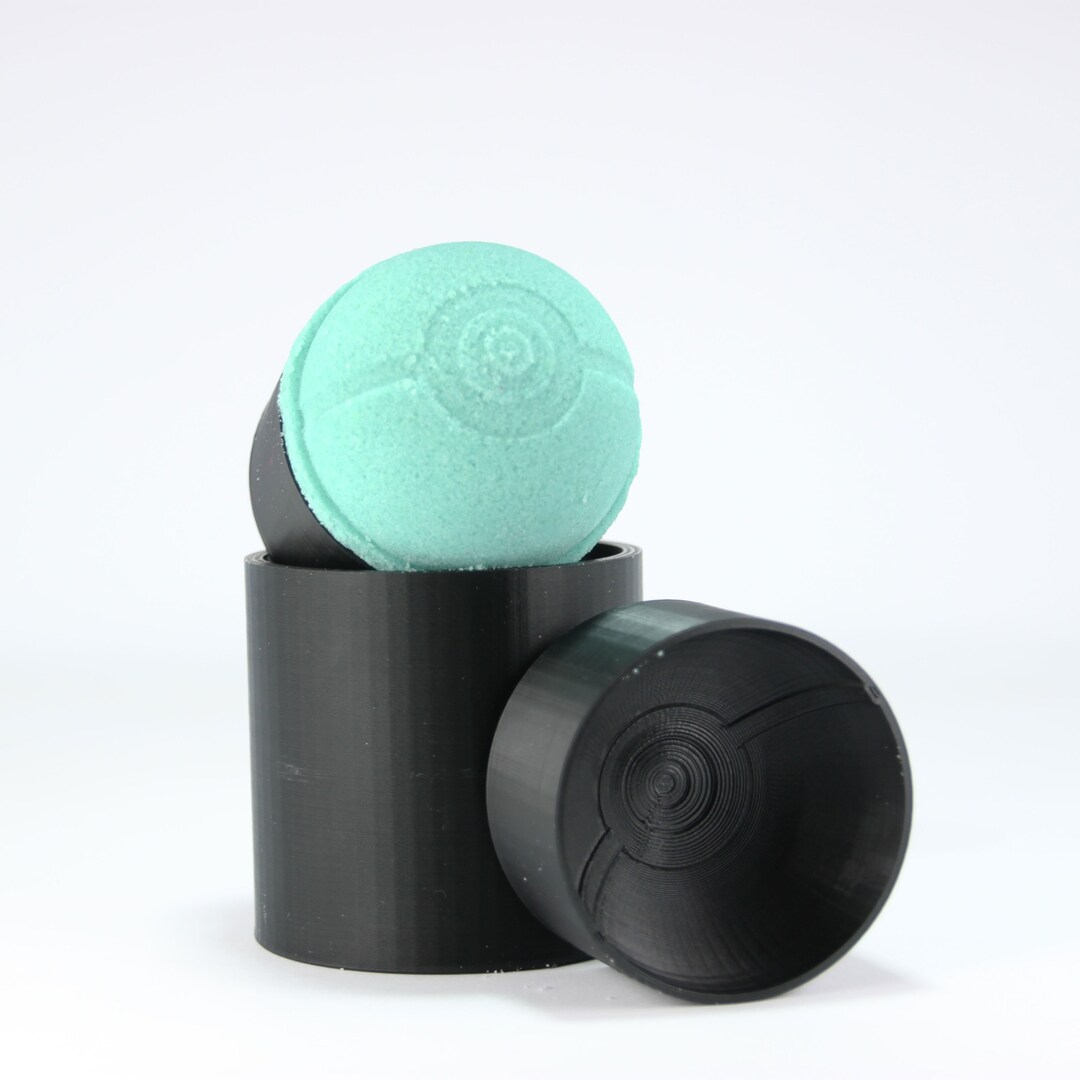 POKEBALL 3 Inches Bath Bomb Mold, DIY Original Bathbombs Set 3D Printed ...