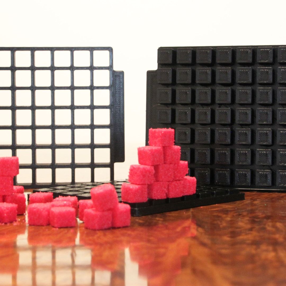 Bath Bomb 10X10 Embed Maker Mold, 100 Squares in 1 Batch! 0.5” * 0.5 ...