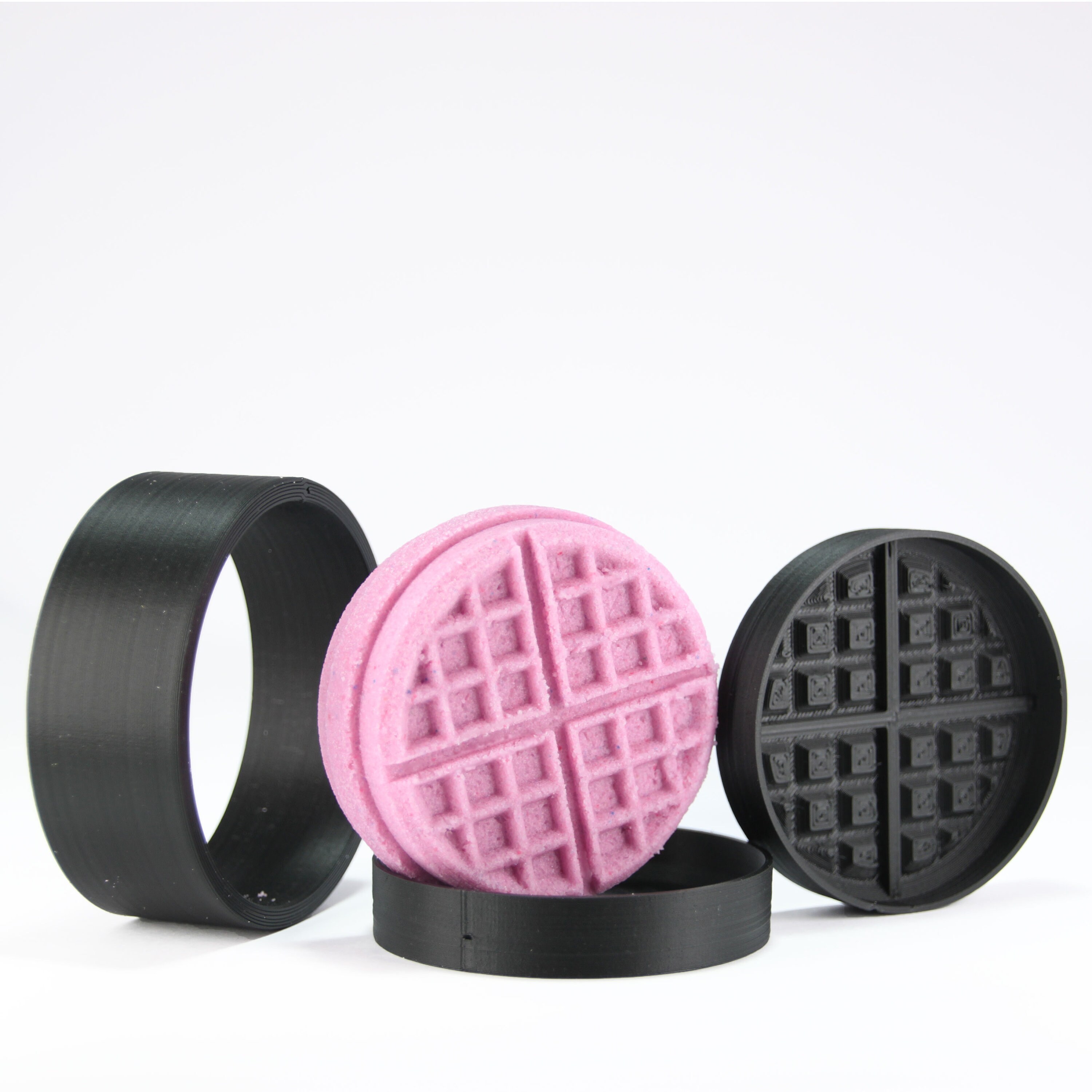 WAFFLE Bath Bomb Mold DIY Original Bathbombs Set 3D Printed - Etsy
