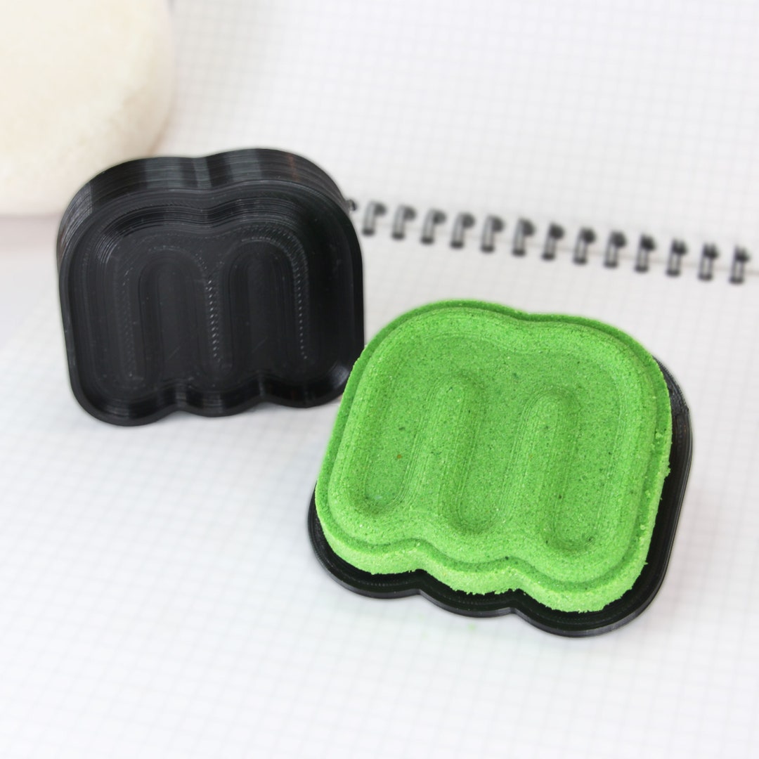 Letter 'M' Bath Bomb Mold, DIY ABC Bathbombs Set, Heavy-duty Mould, 3D ...