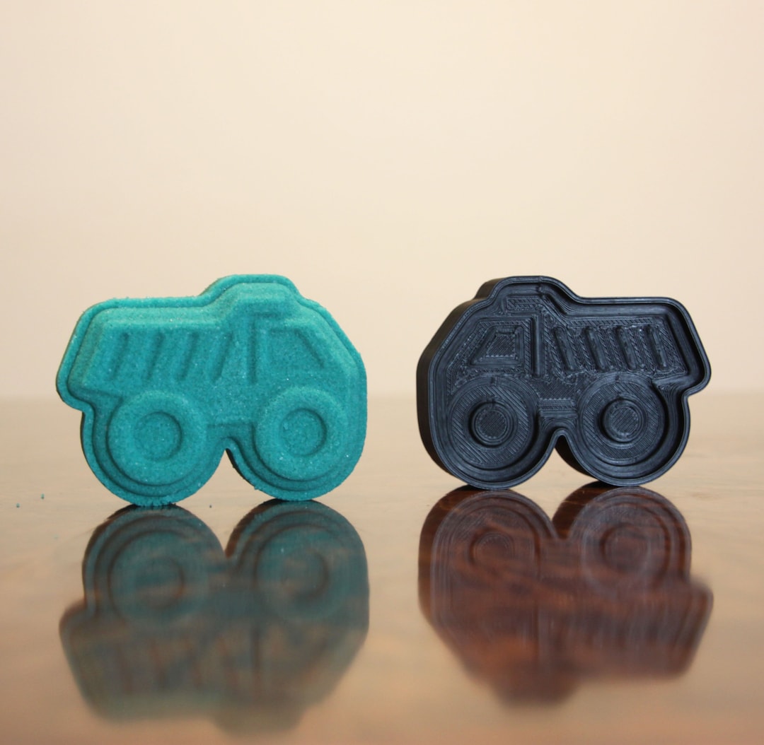 Dump Truck 3 Inches Bath Bomb Mold, DIY Bathbombs 3D Printed Kit. Fun ...