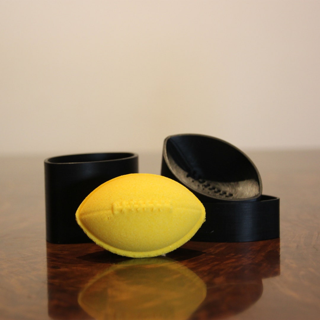 Football Bath Bomb Mold, DIY BathBombs Set, Heavy-Duty Mould, 3D ...