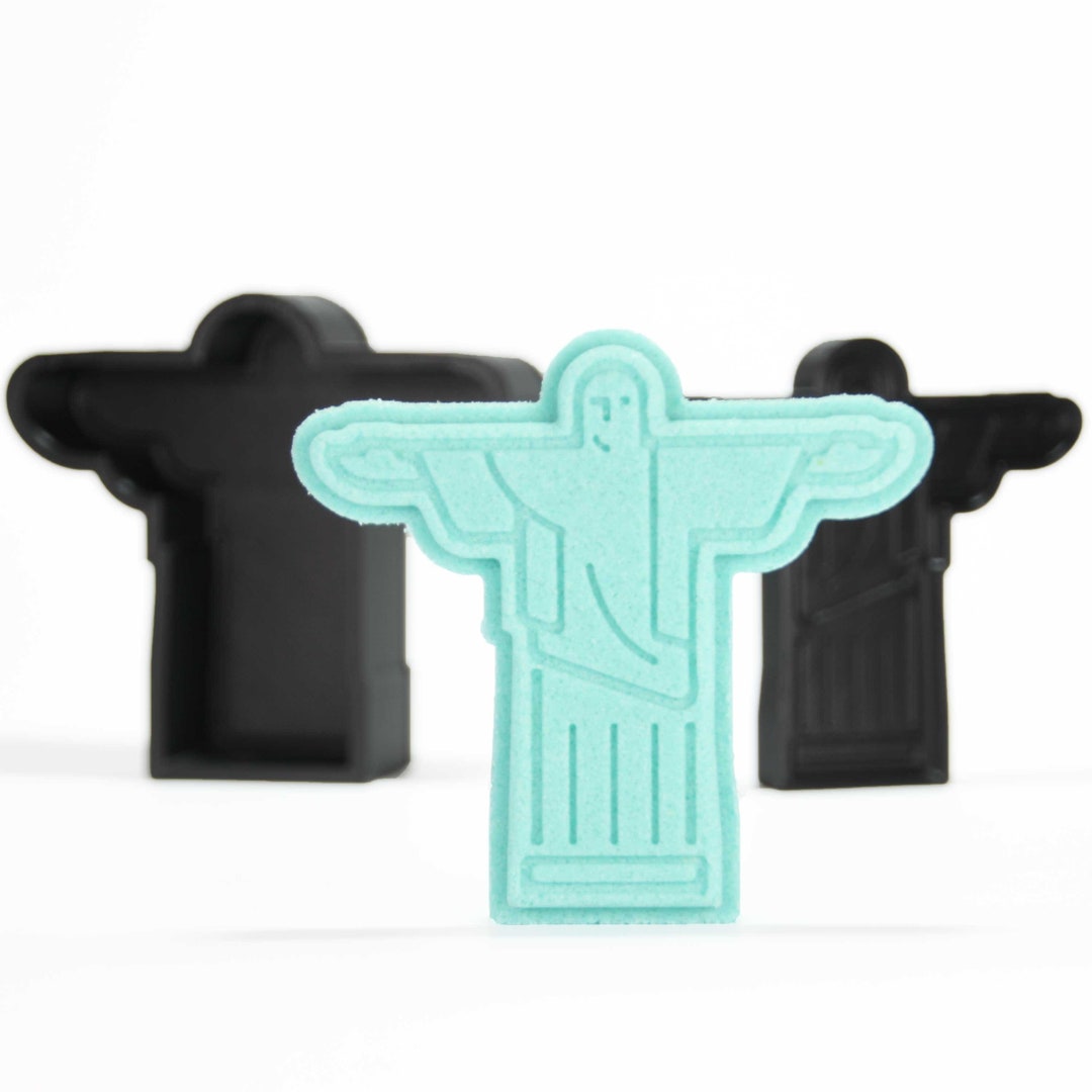 Christ the Redeemer Jesus Statue Bath Bomb Mold, DIY Original Bathbombs ...