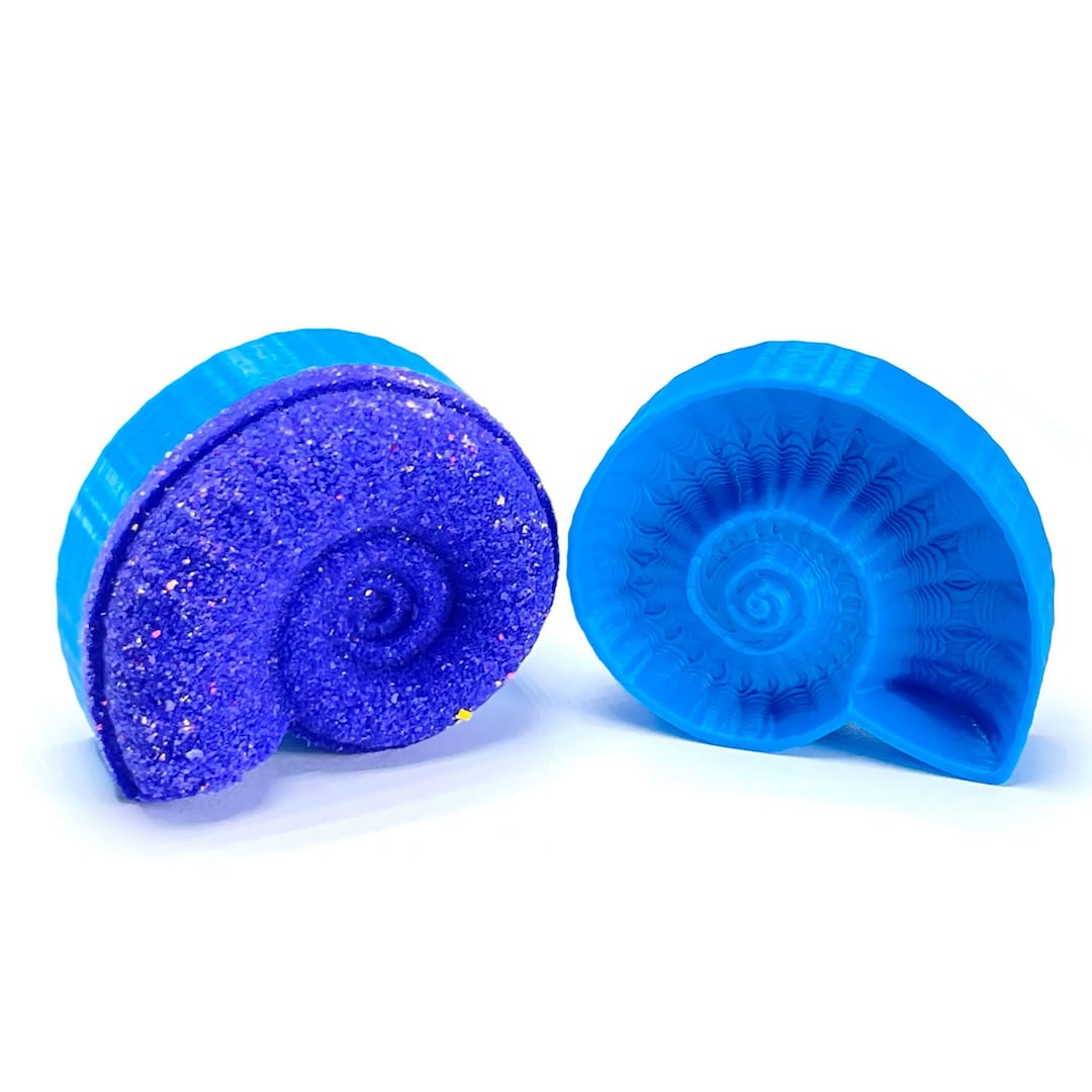 FOSSIL BATH BOMB Molds, 3d Printed Bath Bomb Mold, Diy Craft Making Kit ...