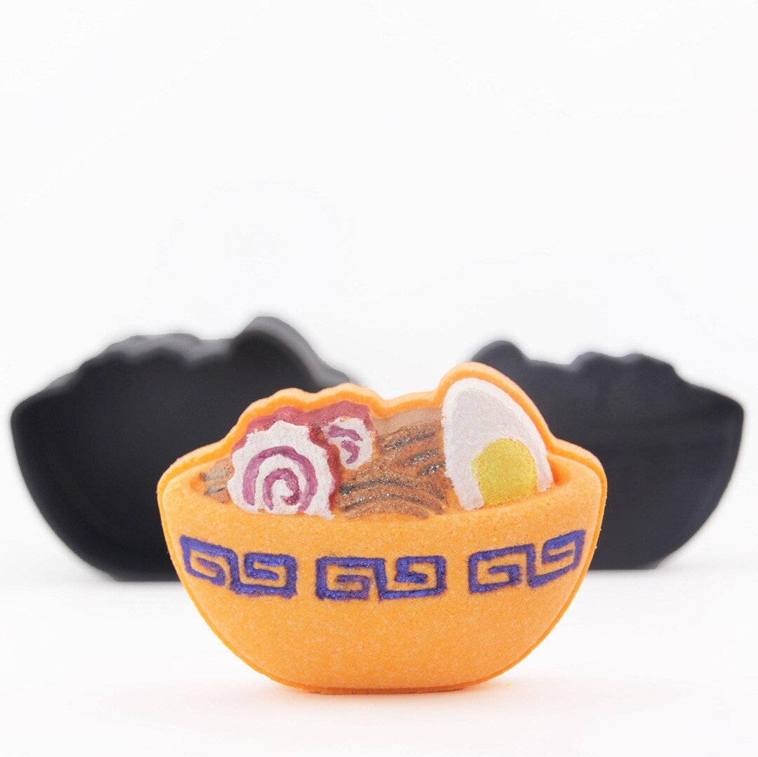 Ramen Bowl Bath Bomb Mold, DIY Original Bathbombs Set 3D Printed Kit ...