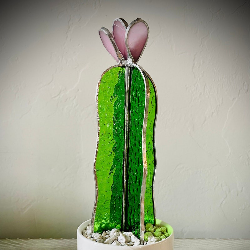 Stained Glass Cactus - Etsy