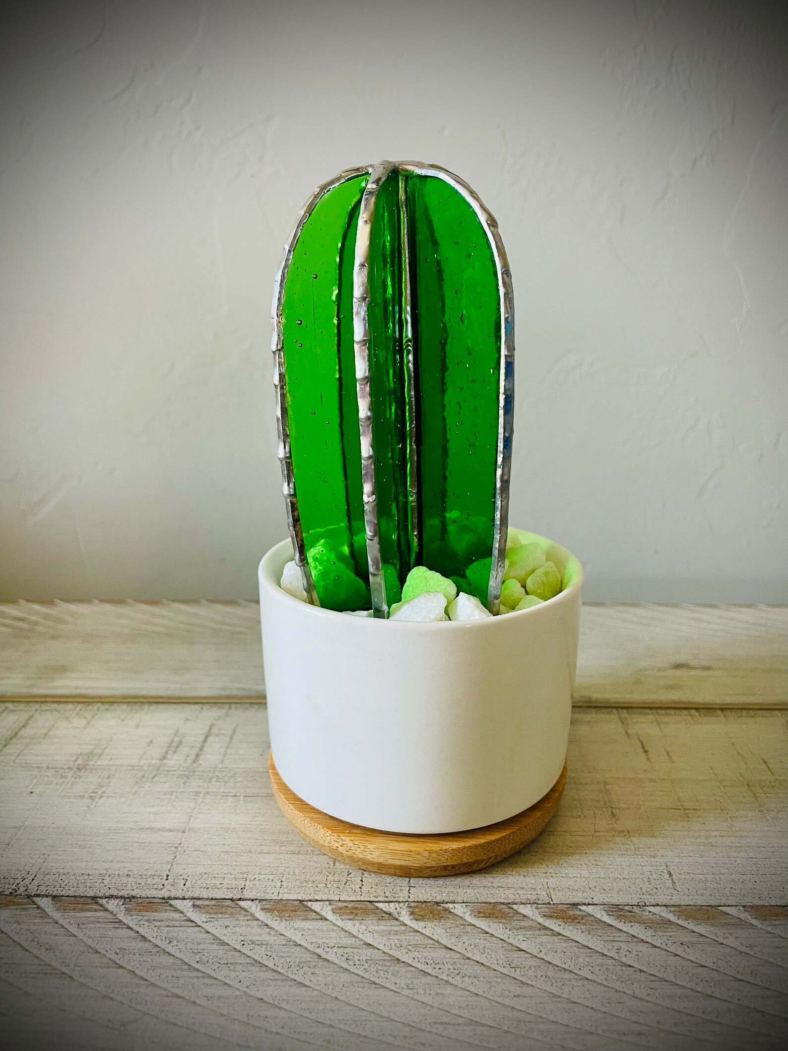 Stained Glass Mini Cactus | Etsy