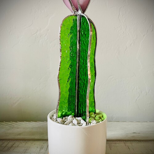 Stained Glass Mini Cactus - Etsy