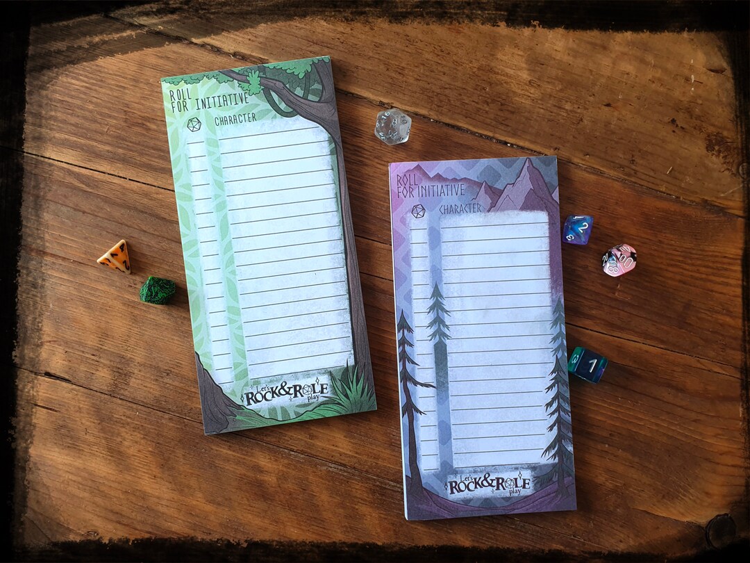 Dnd Initiative Tracker Notepad for Dms (d&d/dungeons Dragons) - Etsy UK
