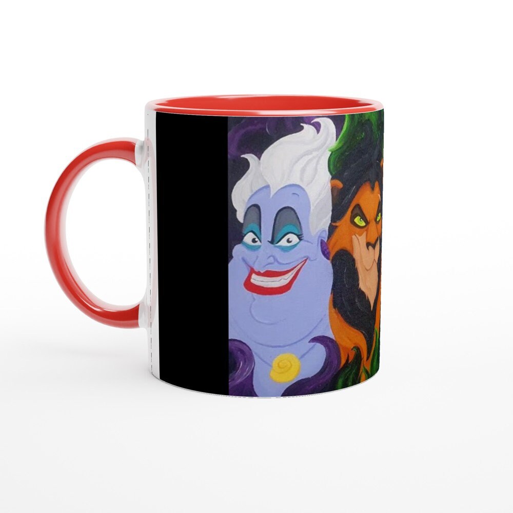 Disney Villains Ursula Scar Hades and Maleficent 11oz - Etsy