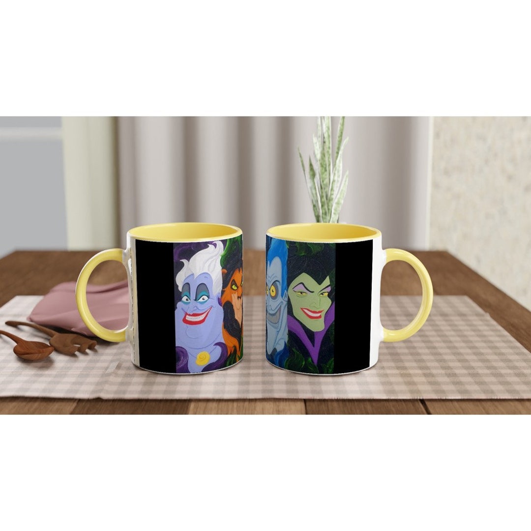 Disney Villains Ursula Scar Hades and Maleficent 11oz - Etsy