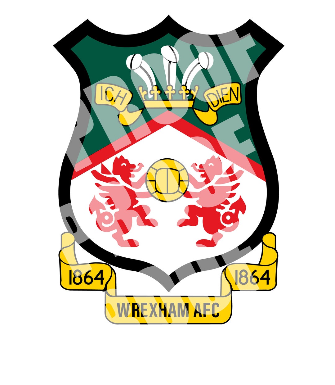 Logotipo de Wrexham AFC SVG - Etsy México