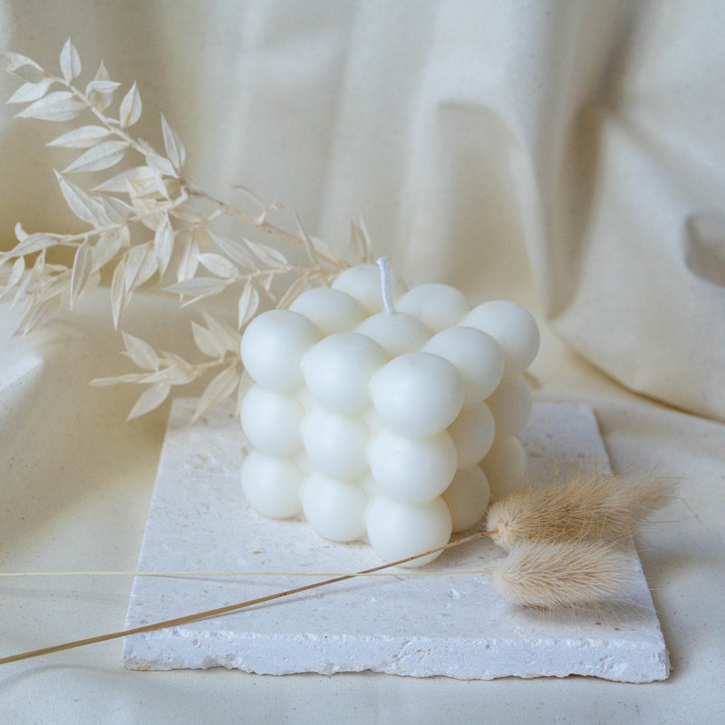 Rubik's Cube Candle - Etsy