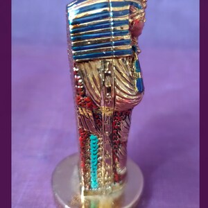 Heavy Vintage Mini Sarcophagus King Tutankhamun Egypt King - Etsy
