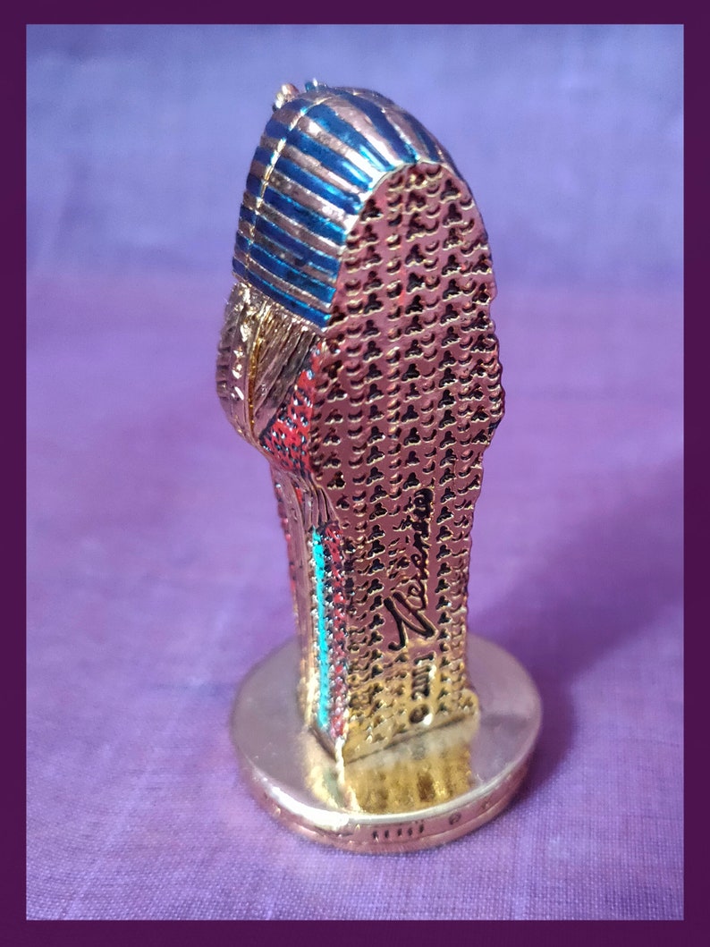 Heavy Vintage Mini Sarcophagus King Tutankhamun Egypt King - Etsy