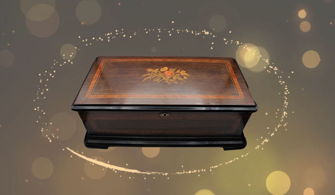 19th Century French Music Box Floral Design Eight Symphonic - Etsy