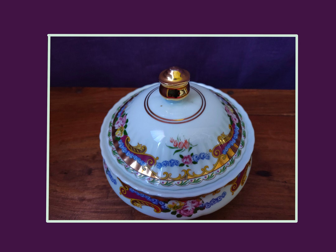 Botanical Box Small Limoges, Vintage Gift - Etsy