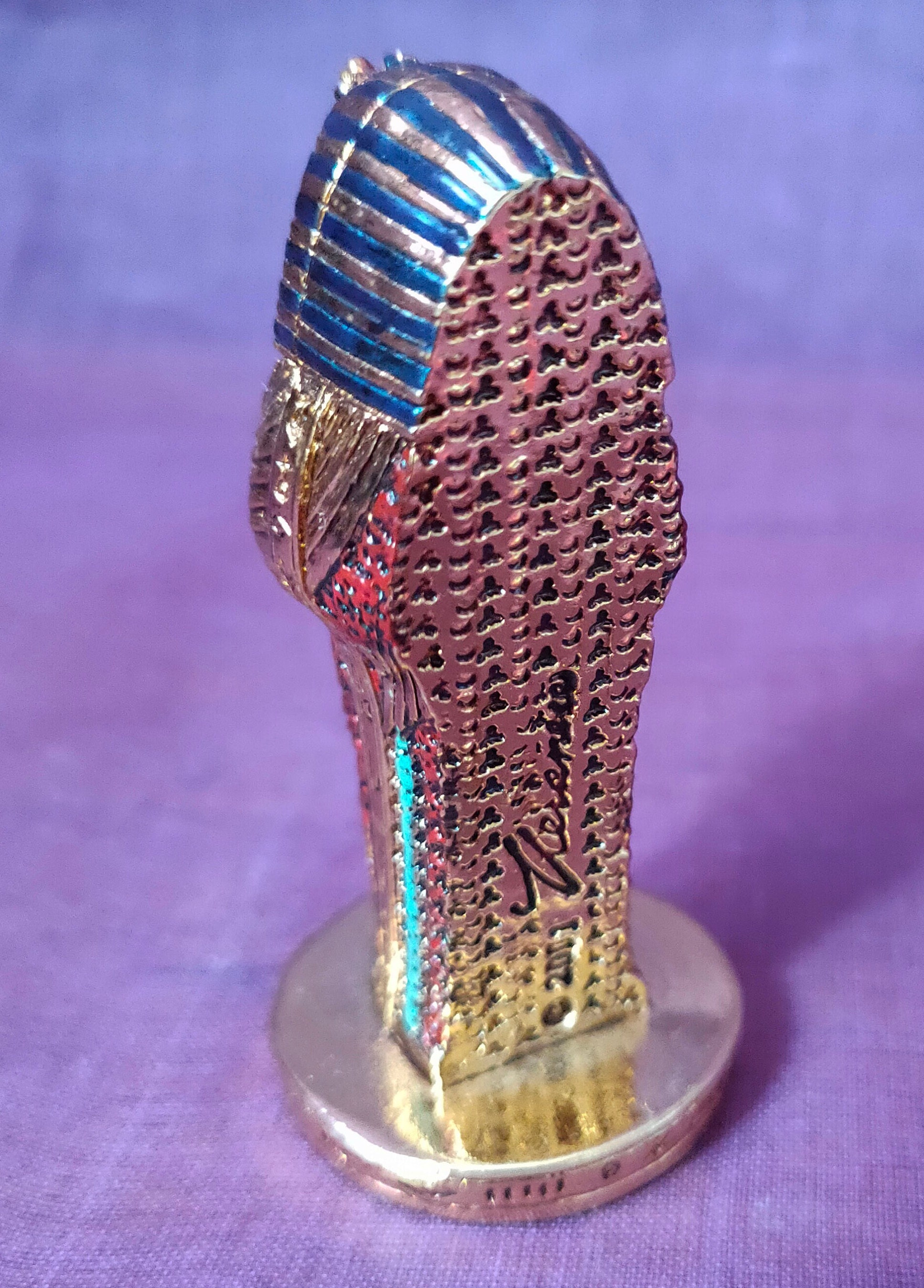 Heavy Vintage Mini Sarcophagus, King Tutankhamun, Egypt, King Tut - Etsy