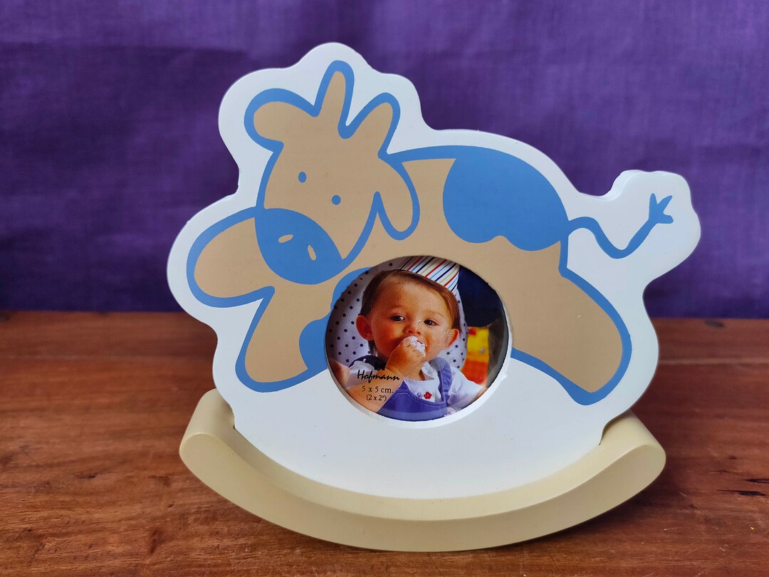 Cow Photo Frame, Charming Piece, Children's Room, Decoration for ...