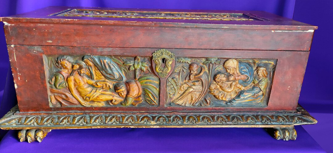 Sacred Art, Unique Relic: Rare Reliquary With the Life of Jesus Christ ...