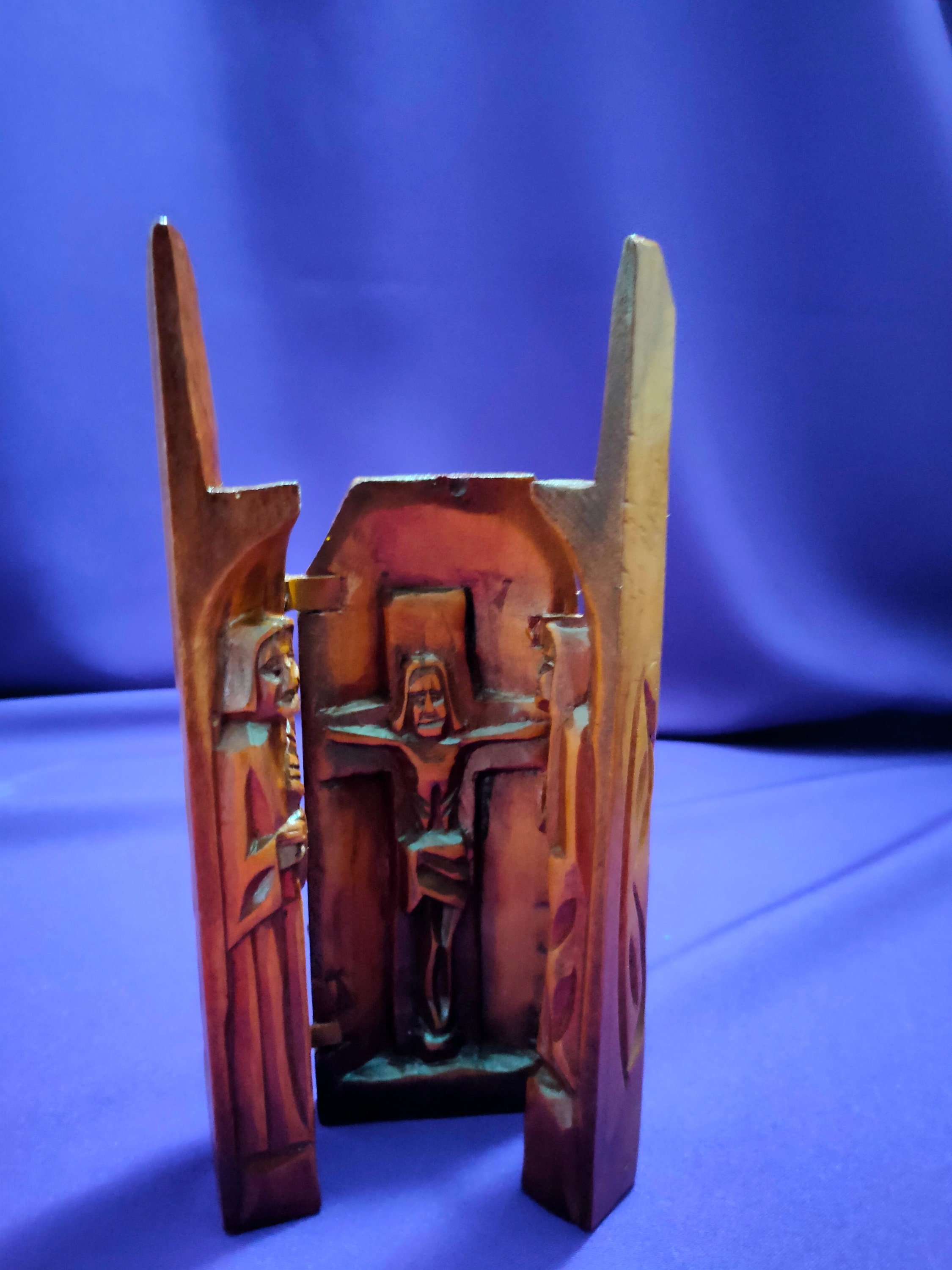 Folding Religious Triptych Religious Art Jesus Christ - Etsy