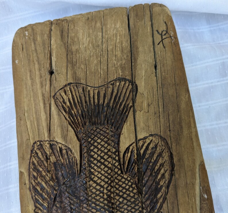 Handmade Wood Burned Fish Two Bass Reclaimed Wood Missouri - Etsy