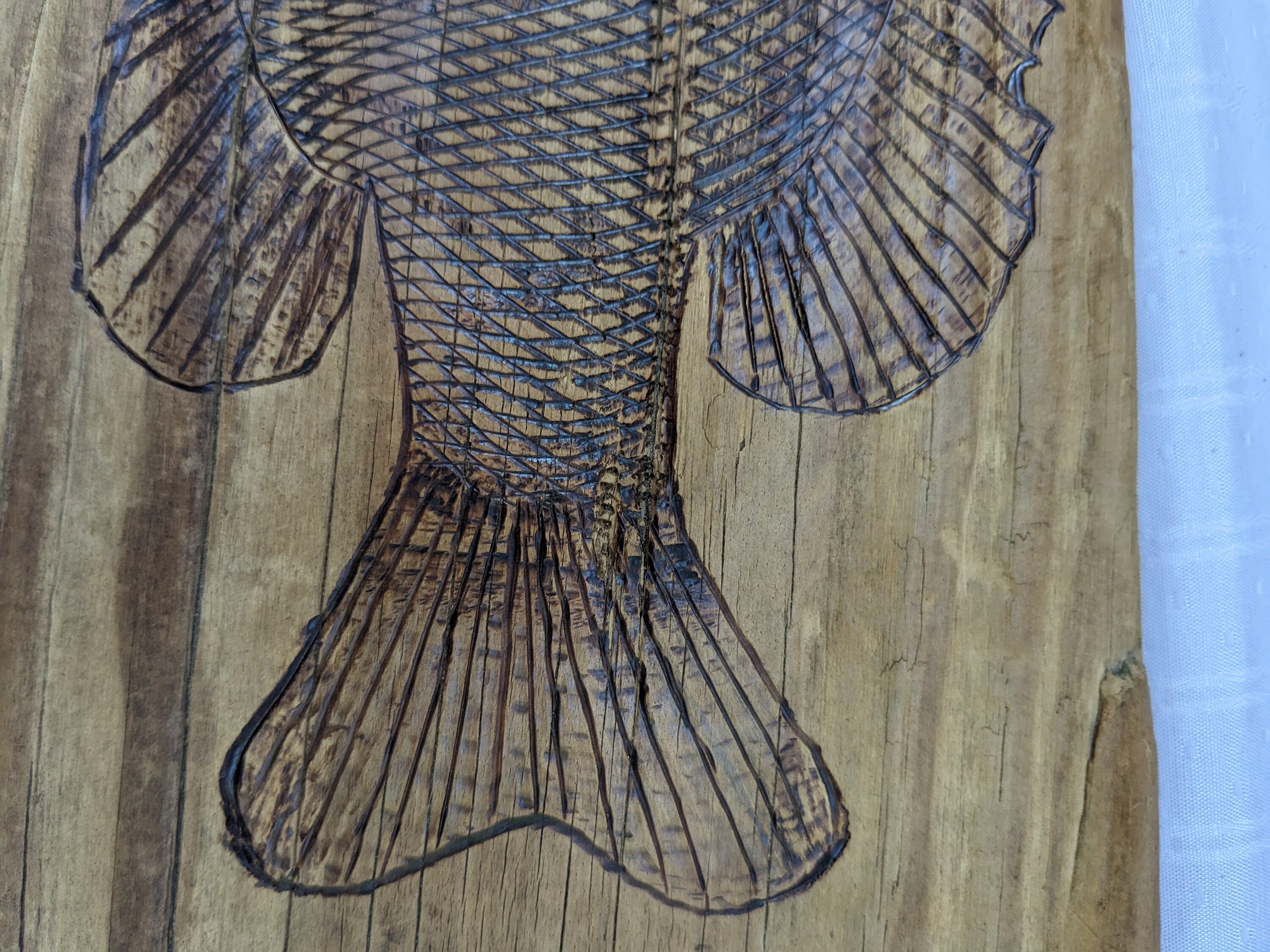 Handmade Wood Burned Fish Two Bass Reclaimed Wood Missouri - Etsy