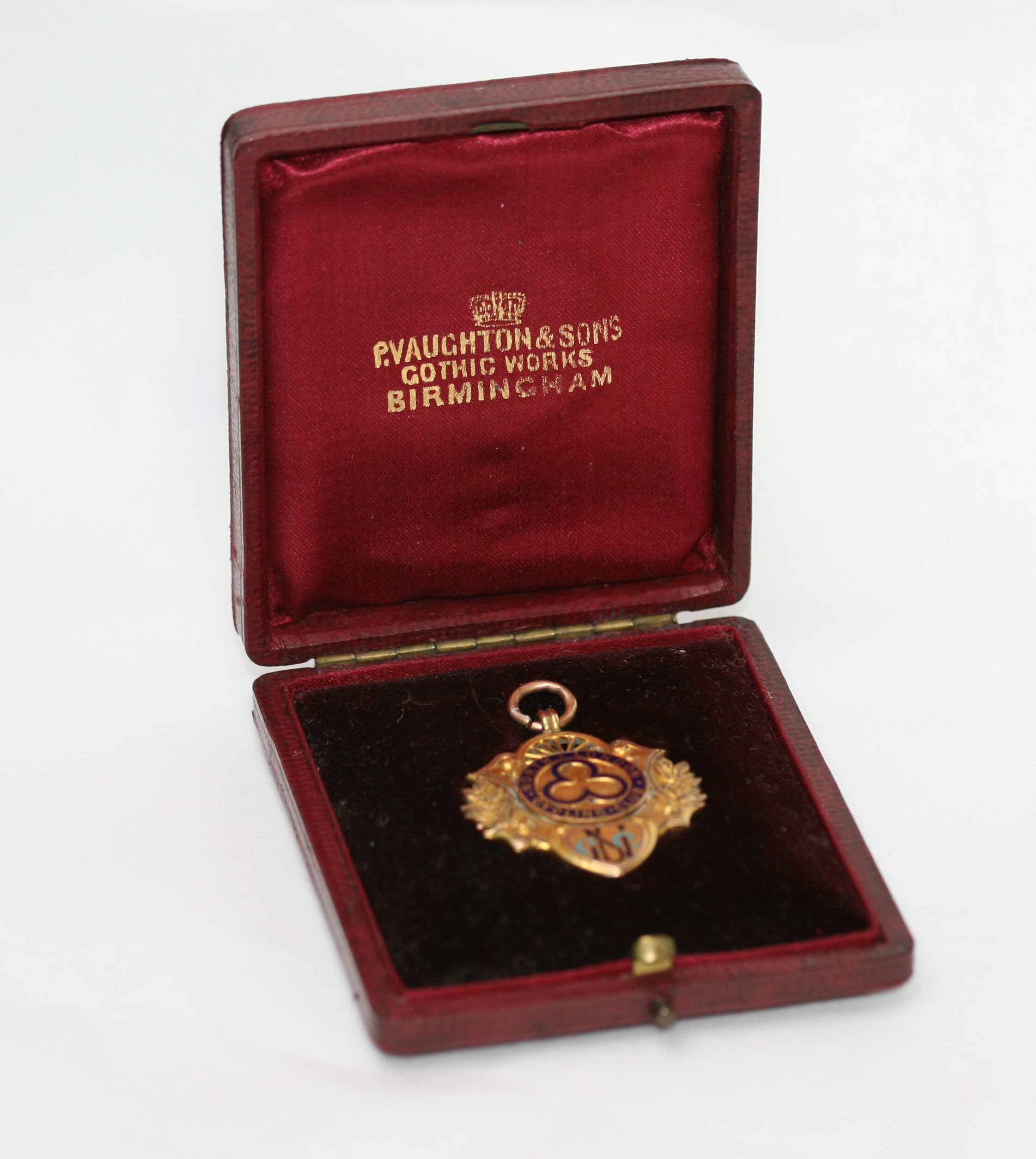 Antique 9ct Yellow Gold Trophy Fob - Etsy