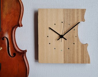 Guarneri Model Wooden Clock Violin Shape - Etsy