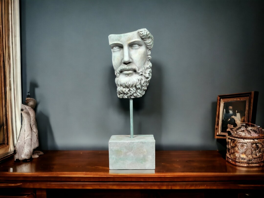 Sculpture Bust God Zeus - Etsy